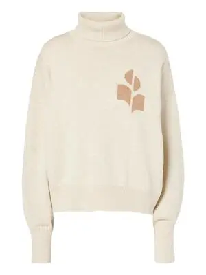 MARANT ETOILE Nash Turtleneck Sweater - Grey