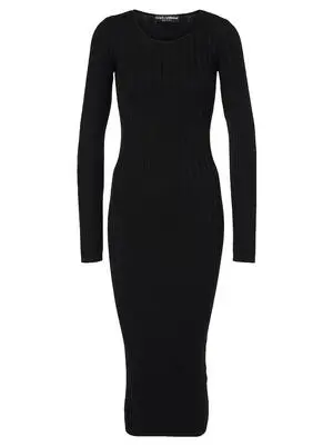 Dolce & Gabbana Midi Dress - Black