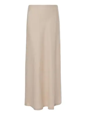 Faithfull The Brand Antibes Low-rise Maxi Skirt - Beige