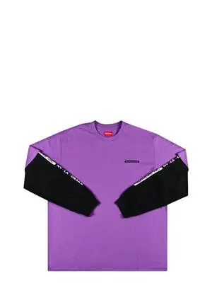 Supreme Inc. Paneled Long-sleeve Top - Purple
