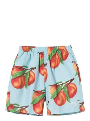StÜssy Peaches Print Water Short - Blue