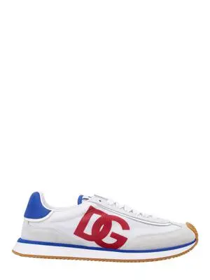 Dolce & Gabbana Low Top Sneakers White Red