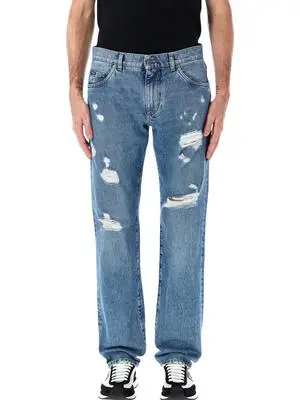 Dolce & Gabbana Ripped Jeans - Variante Abbinata