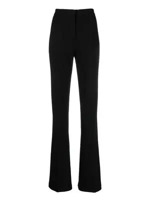Pinko High-waisted Flare Trousers - Black