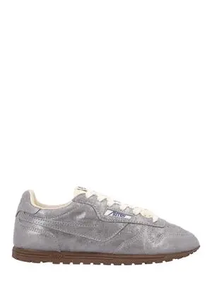 AUTRY Windspin Sneakers - Silver Ivory