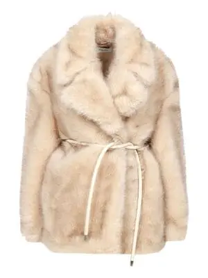 Sportmax Fur Coat - Beige