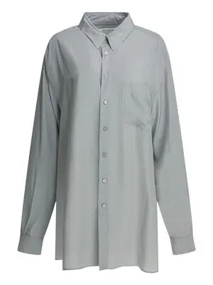 MAISON MARGIELA Long Pocketed Shirt Grey