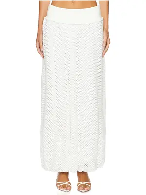 Faithfull The Brand Ciele Maxi Skirt - Azalea White