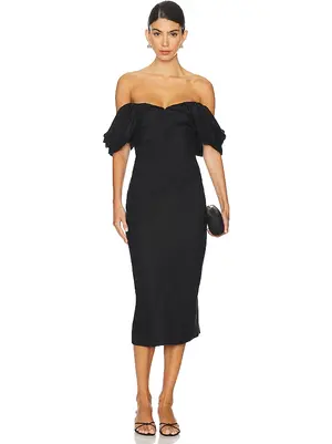 Astr The Label Opal Dress - Black