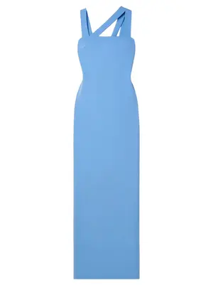 ET OCHS River Stretch-crepe Gown - Light Blue