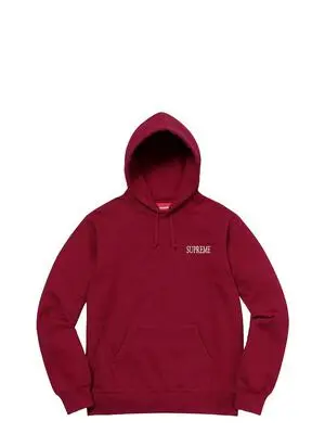 Supreme Decline Hooded Sweatshirt Cardinal