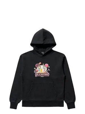 BLACKPINK X Kaikai Kiki Flower Garden Hoodie - Vintage Black