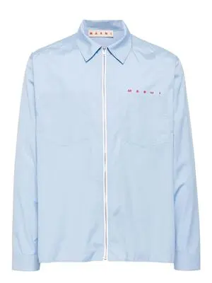 MARNI Hidden-logo Poplin Shirt