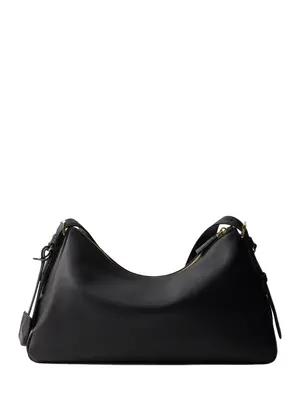 Prada Large Aimée Shoulder Bag - Black