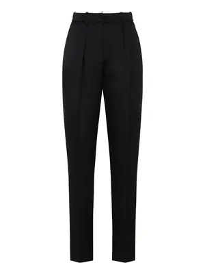 Elisabetta Franchi Tapered Trousers - Black