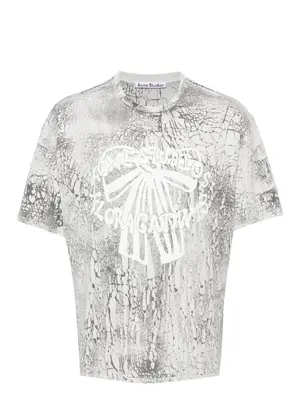 Acne Studios Plaster-print T-shirt - Grey