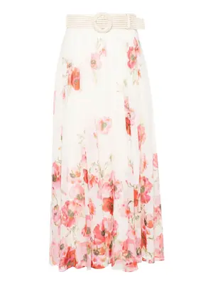 ZIMMERMANN ZIMMERMANN Lightburst Floral Maxi Skirt