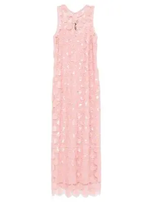 ROTATE BY BIRGER CHRISTENSEN Sleeveless Maxi Dress - Pink