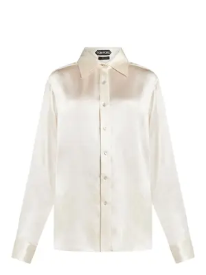 TOM FORD Silk Shirt - Neutrals