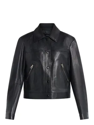 TOM FORD Leather Jacket - Black