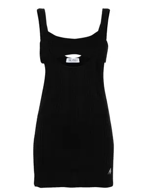 Attico Layered Tank Top - Black