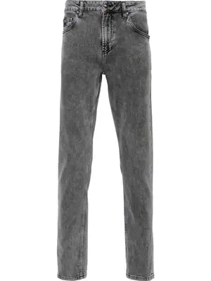 Versace Low-rise Skinny Jeans - Grey