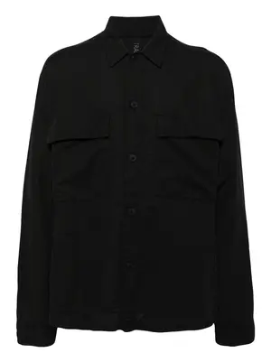 Transit Long Sleeves Pocket Shirt - Black