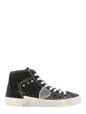 Philippe Model Prsx High Top Sneakers - Black