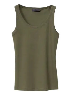 Fabiana Filippi Racerback Jersey Tank Top - Green