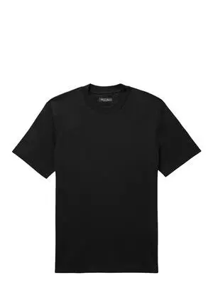 Loro Piana Cotton-jersey T-shirt - Black