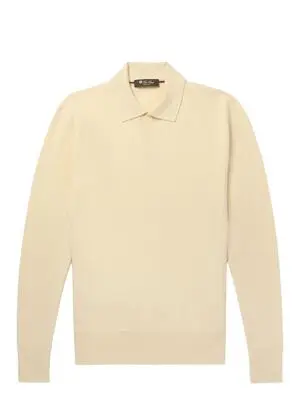 Loro Piana Wool Polo Shirt - Neutrals