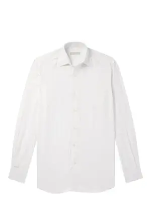 SAMAN AMEL Silk Shirt - White