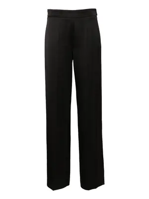 JIL SANDER Twill Trousers - Black