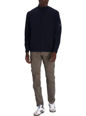 C.P. COMPANY Zipped Cardigan - Blue