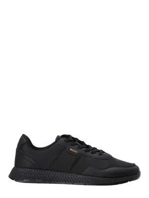 BOSS Ttnm Evo Ridged-sole Sneakers - Black
