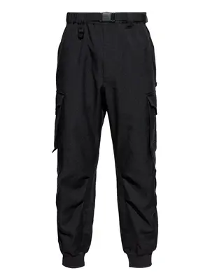 Y3 X Adidas Sport Uniform Cargo Trousers - Black