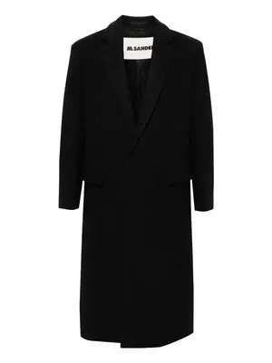 JIL SANDER Wool Coat - Grey