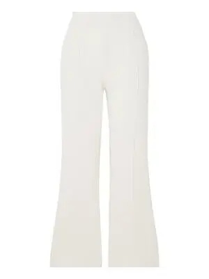 JW Anderson Tech-jersey Flared Track Pants - Cream