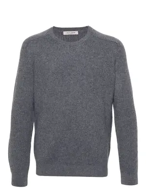 FILERIA Ribbed-knit Sweater - Grey
