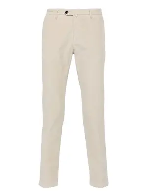 BRIGLIA 1949 Corduroy Chino Trousers - Neutrals
