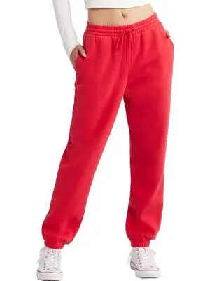 Bp. BP. Classic Fit Joggers Red Lipstick