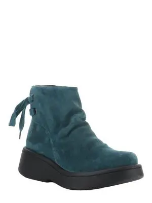 Fly London Fly London Mebs Bootie 002 Petrol Oil Suede