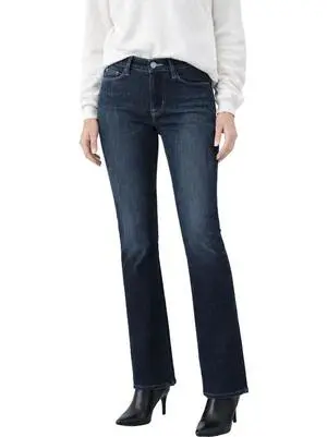Fidelity Denim Lily High Boot Jeans - Crescent