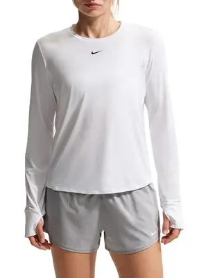Nike Dri-fit Long-sleeve Training Top - 102 White/black