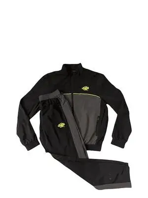SYNA JEWELS World Logo Shell Tracksuit - Black/grey/yellow