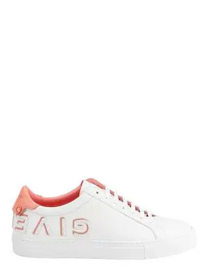 Givenchy Urban Street Low Logo Sneakers - White/flamingo