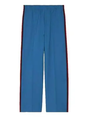 Gucci Fluid Drill Pants - Blue
