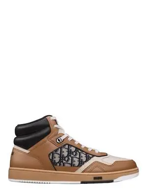 Dior B27 High-top Sneakers - Coffee/cream/black