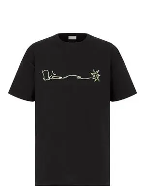 Dior X Cactus Jack Oversized T-shirt - Black
