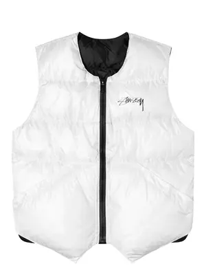 StÜssy X Ol X Cdw Reversible Vest - White